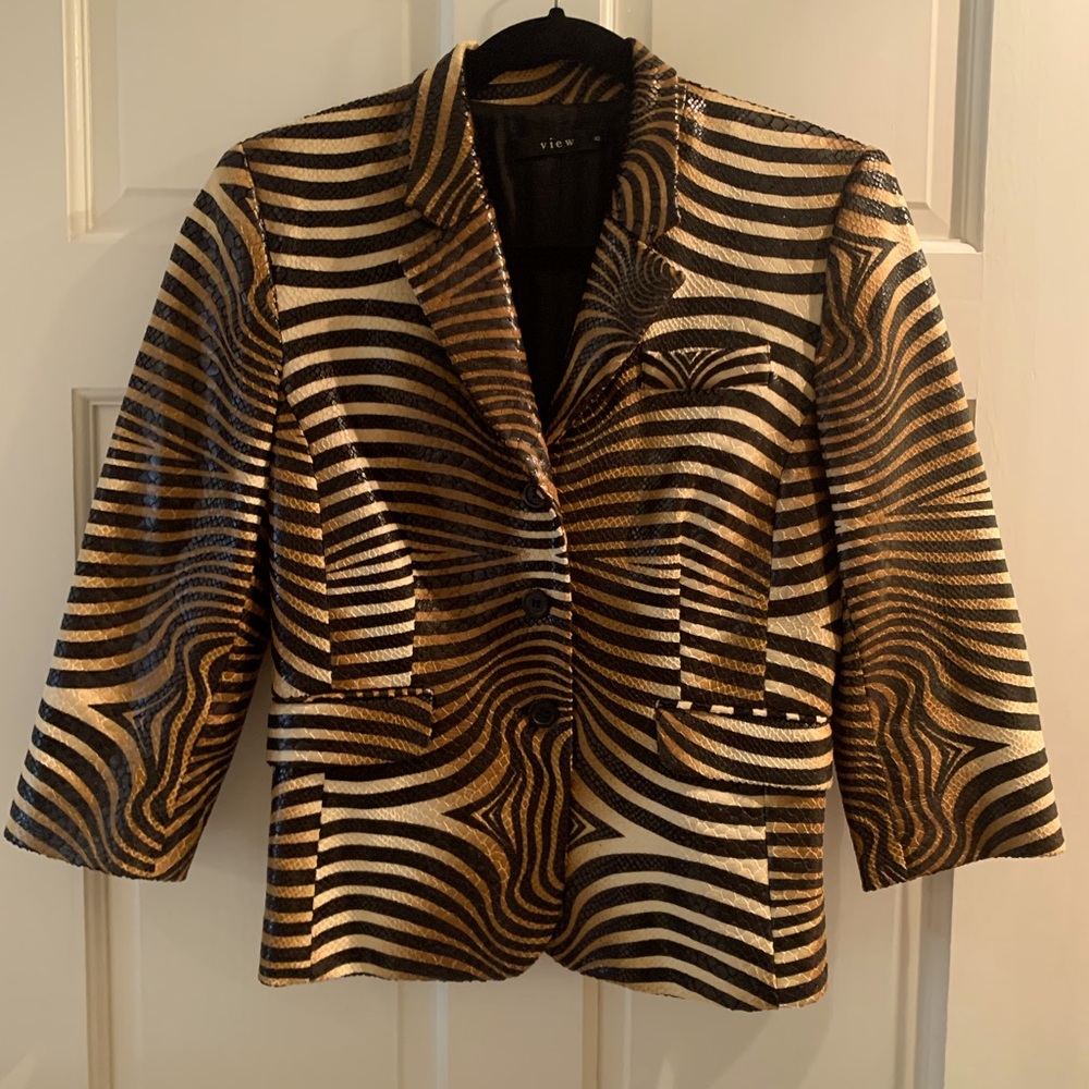 Beautiful Classic Tiger Print Dress Jacket, Fully Lin… - Gem